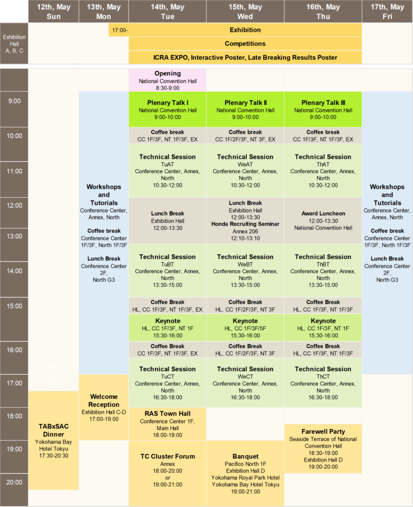 Program - 2024 IEEE International Conference on Robotics and Automation ... Program - 2024 IEEE International Conference on Robotics and Automation ...